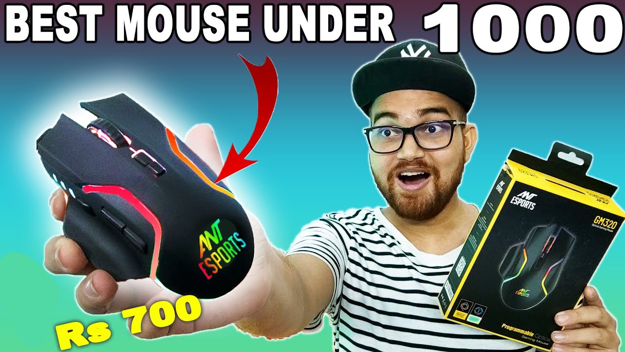 Best Cheap Gaming Mouse Under Rs1000 | Ant Esports RGB Gaming Mouse ...