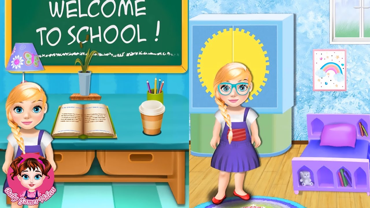 Baby School Decorate - Dress Up Games - Baby Games Videos - YouTube