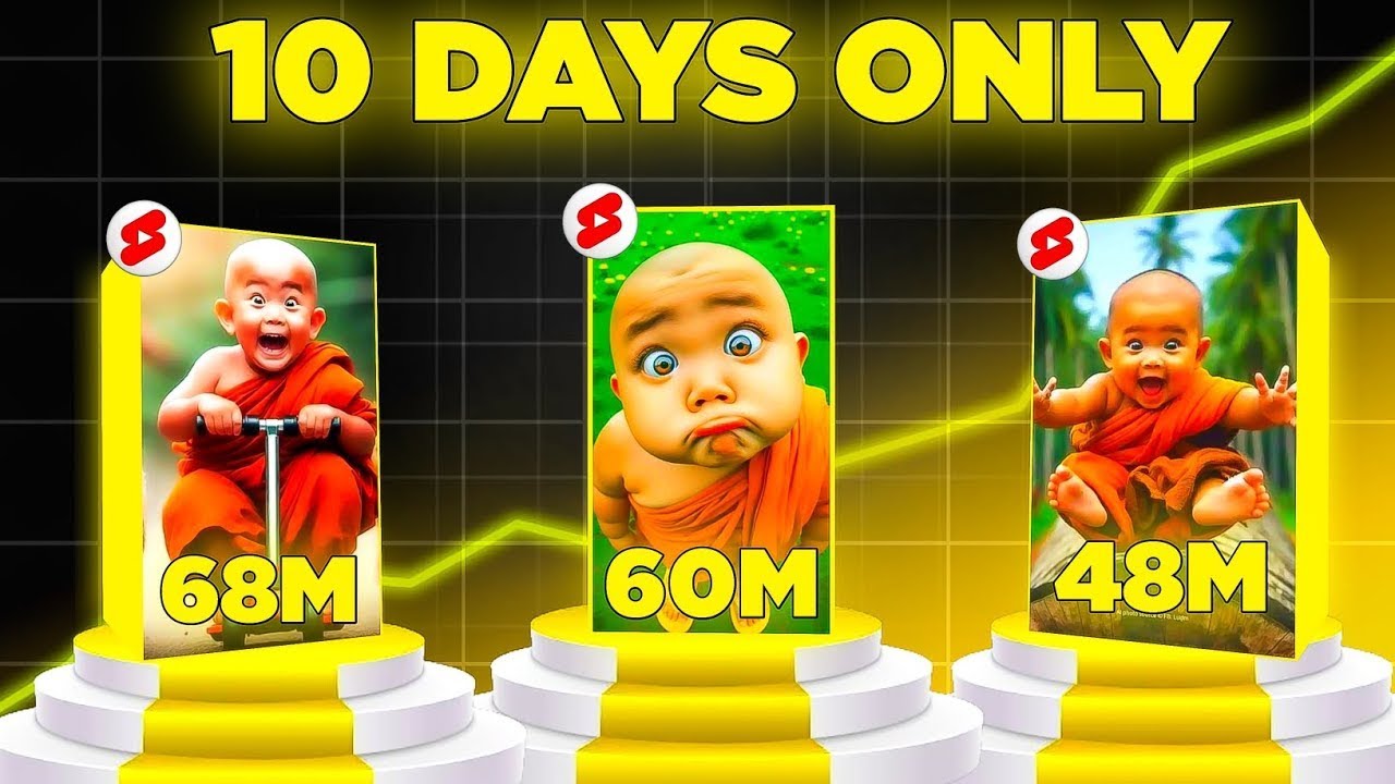 10 Million views in 10 days । i tried shorts green screen to monetize ...