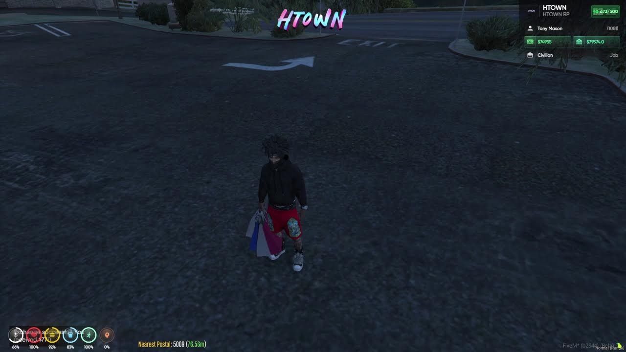 First Day In HTown Rp As Tony Mason - YouTube