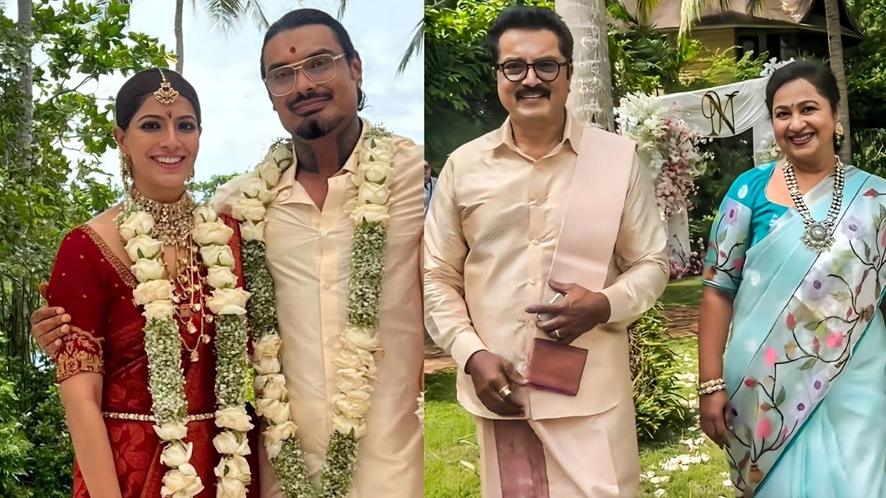 Varalaxmi weds Nicholai Sachdev wedding Photos and Video | Sarathkumar ...