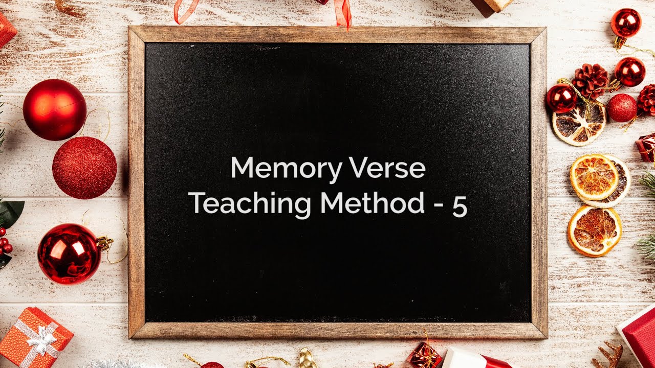 Memory Verse Teaching Method 5 | Matthew 11:28 | Children Ministry ...