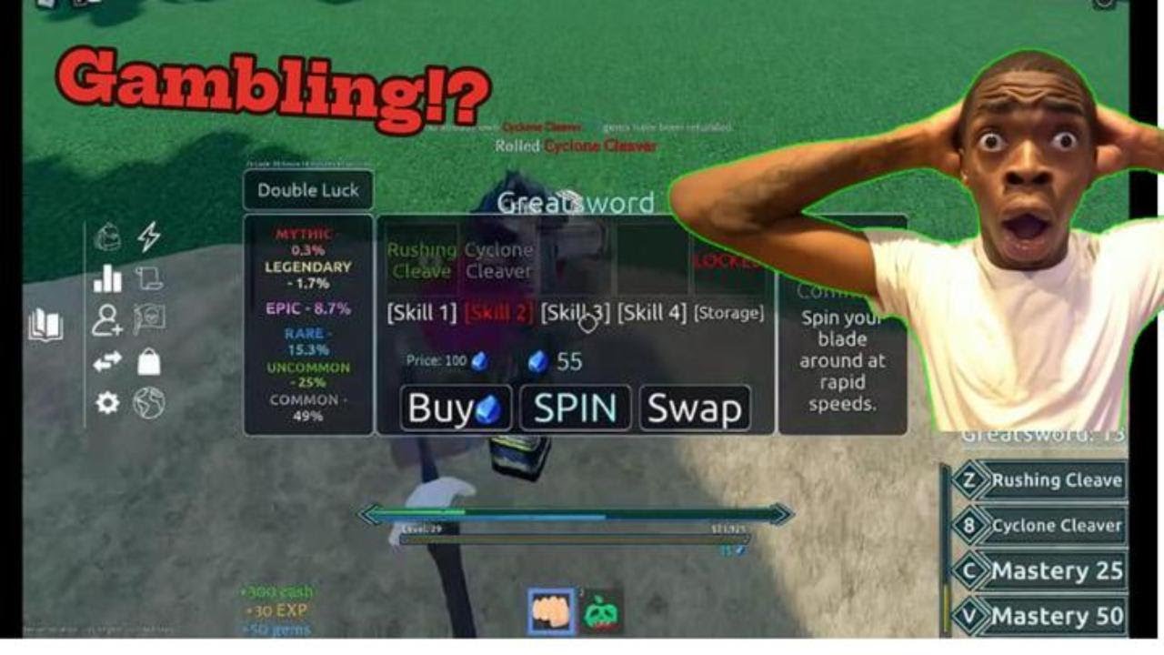 Gambiling in Cursed sea (Also leveling up) - YouTube