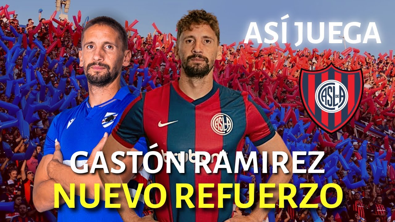 Gastón RAMIREZ • 🚨 ¿Cómo juega el nuevo REFUERZO de SAN LORENZO? 🚨 • #sanlorenzo - YouTube