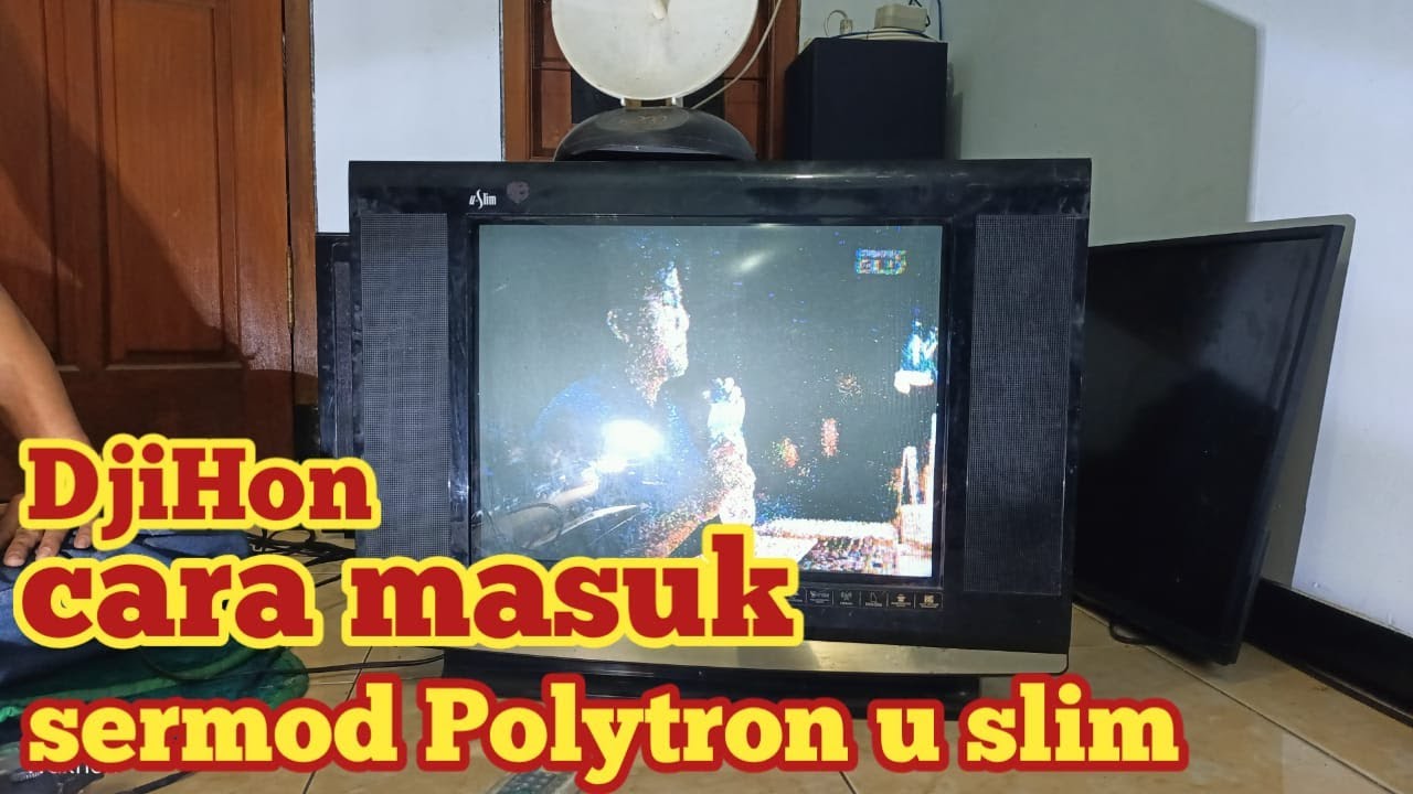 CARA MASUK SERVIS MODE TV POLYTRON USLIM - YouTube