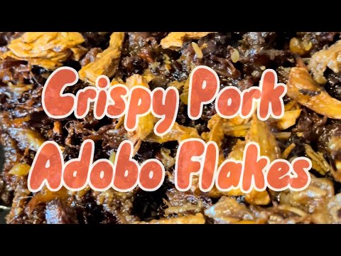 CRISPY PORK ADOBO FLAKES RECIPE (Tirang crispy ulo inadobo) - YouTube