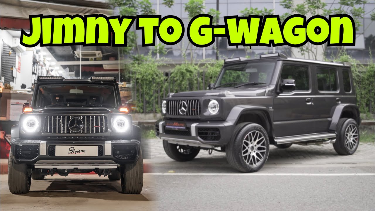 Jimny to G-wagon || fully modified Jimny || puri G-wagon bandi ...
