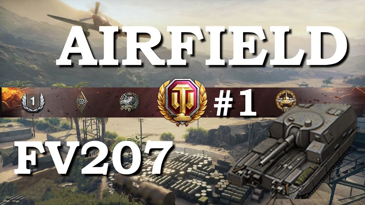 WOT FV207 Airfield High Caliber Stark Tactics 4.7k dmg - YouTube