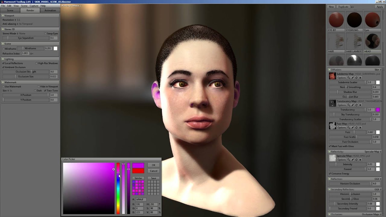 Toolbag 2 | Shader Setup for Characters *Live Demo* 1080P - YouTube