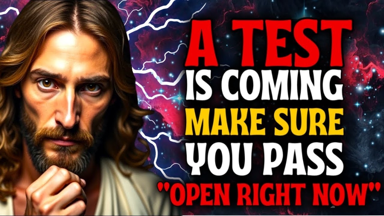 🔴"A TEST IS COMING MAKE SURE YOU PASS!!” | God Message Today | God ...