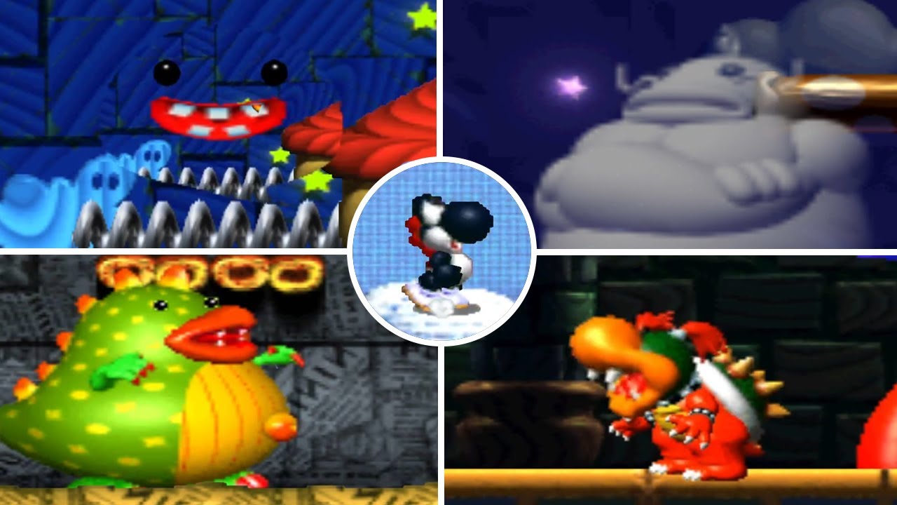 Game n°019 - Yoshi's story ( N64 ) All bosses - YouTube