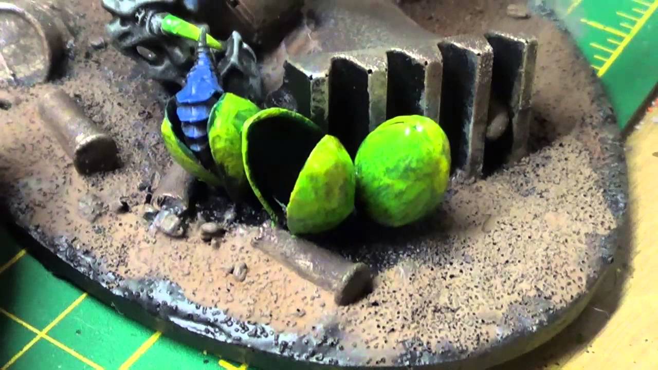 Tyranid Imperial Knight conversion finished - YouTube