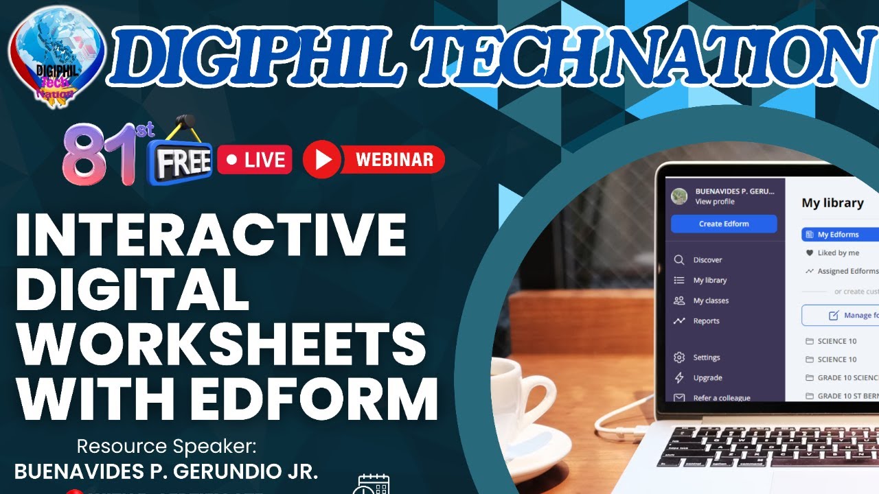 INTERACTIVE DIGITAL WORKSHEETS WITH EDFORM - YouTube
