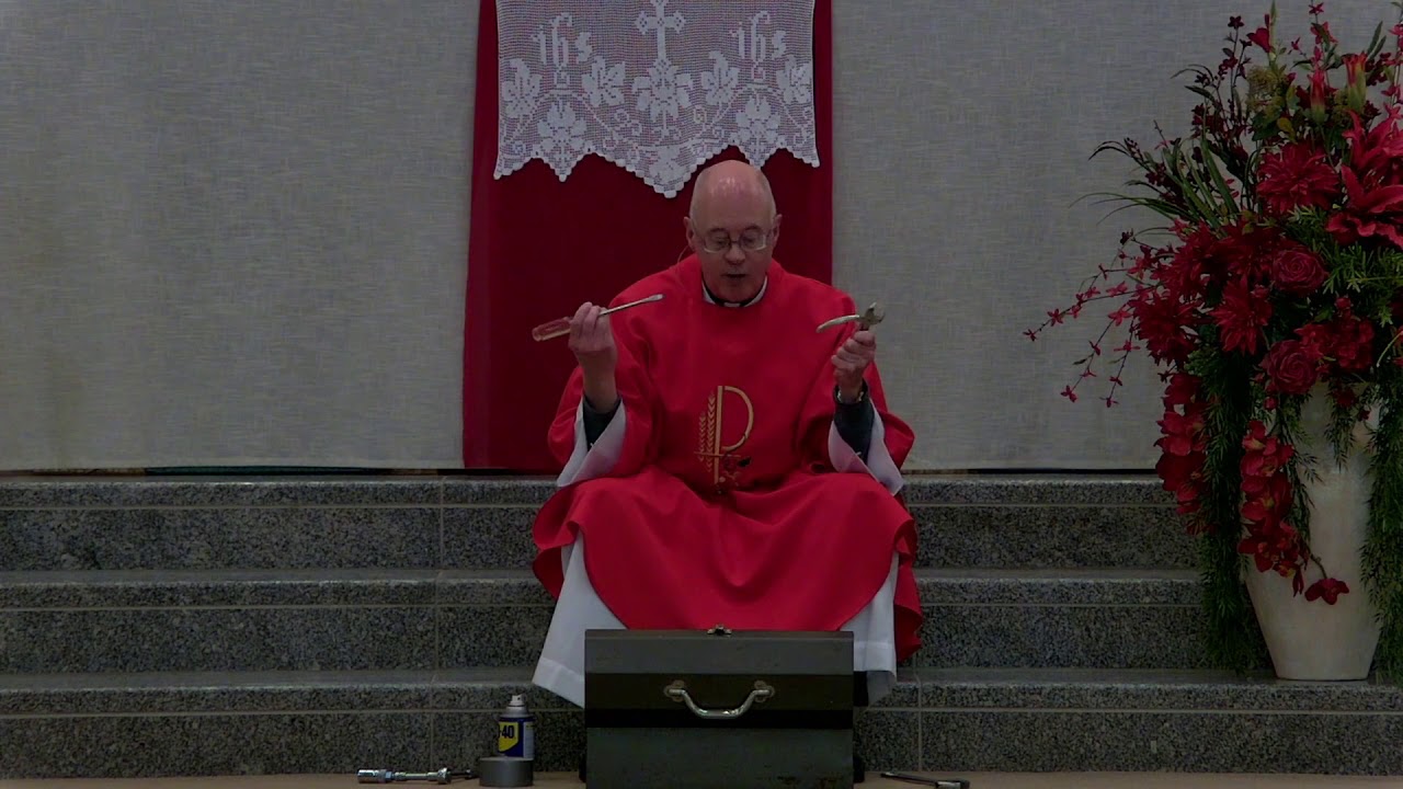 Pentecost Mass, May 31, 2020 at Sacred Heart Catholic Church in Spencer ...