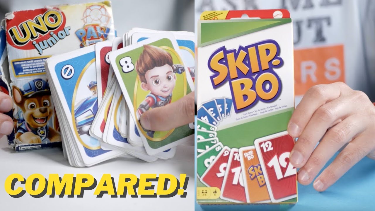 Compared: Skip Bo VS Uno - YouTube