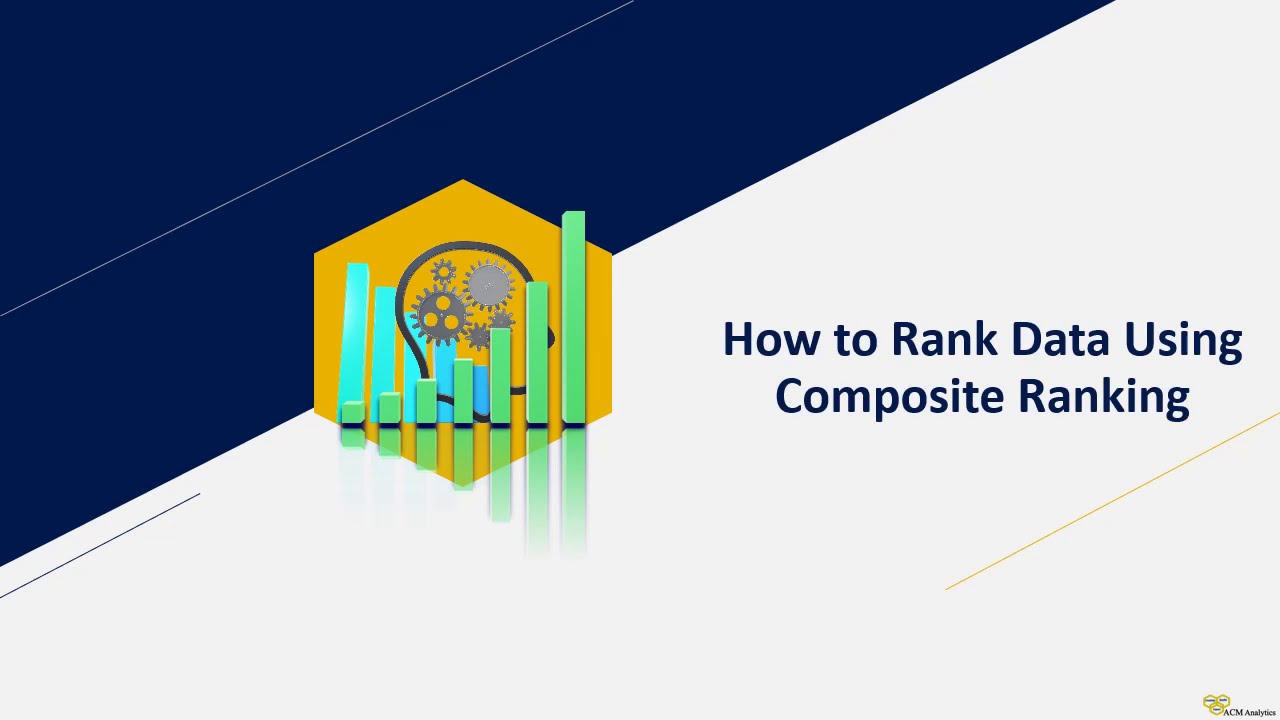 How to Rank Data Using Composite Ranking - YouTube