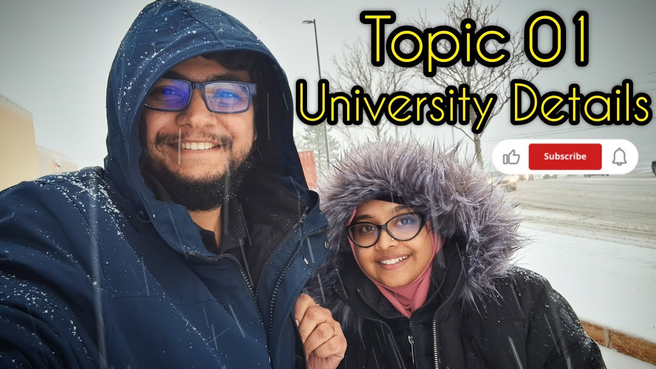 Topic 01: University details || কোথায় কিভাবে অ্যাপ্লাই করেছি এবং কত ...