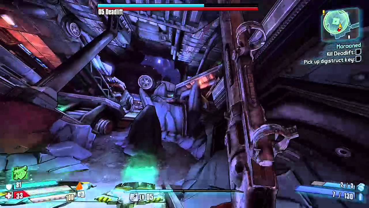 borderlands TPS deadlift boss fight - YouTube