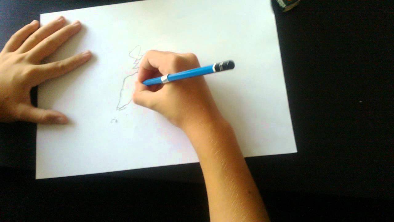 how to draw absol part 1 - YouTube