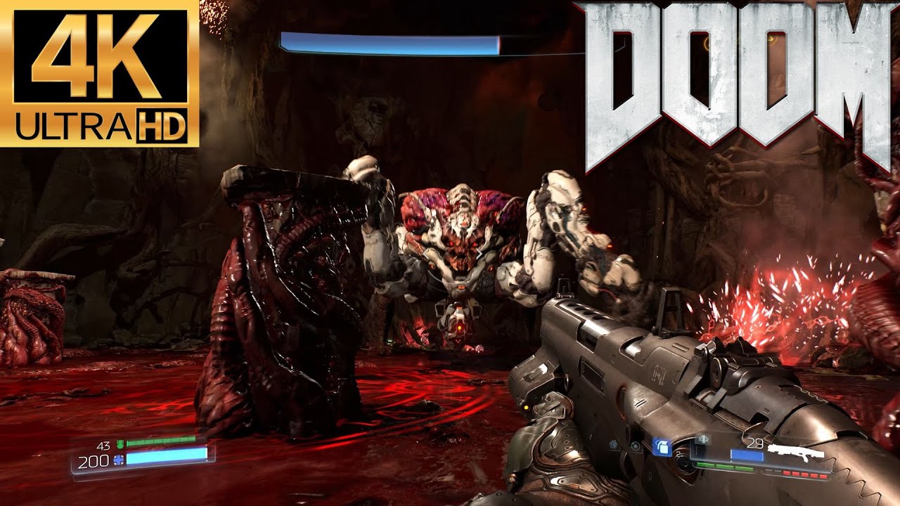 Doom 2016 Final Boss Spider Mastermind Fight | PC 4K 60FPS - YouTube