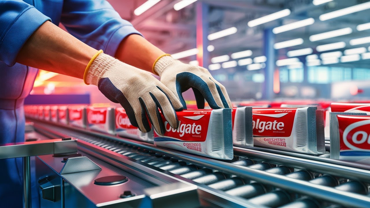 comment est fabriquée la pâte dentifrice colgate🦷 - YouTube