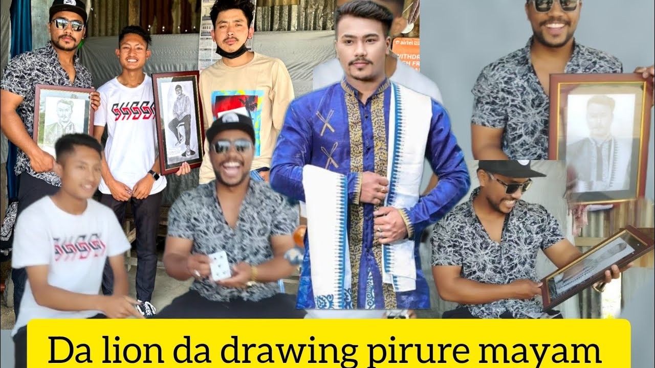 Da Lion 🦁 da drawing pirure mayam - YouTube