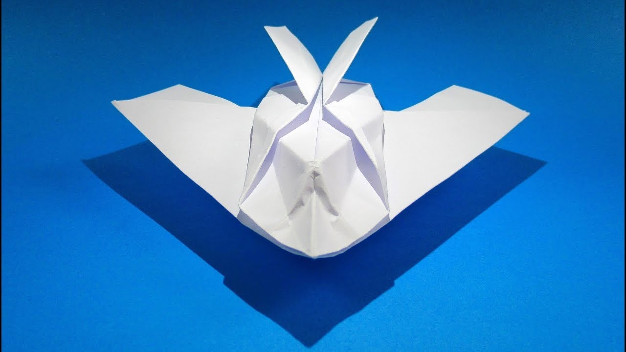 How to make a stealth fighter - paper airplane - YouTube