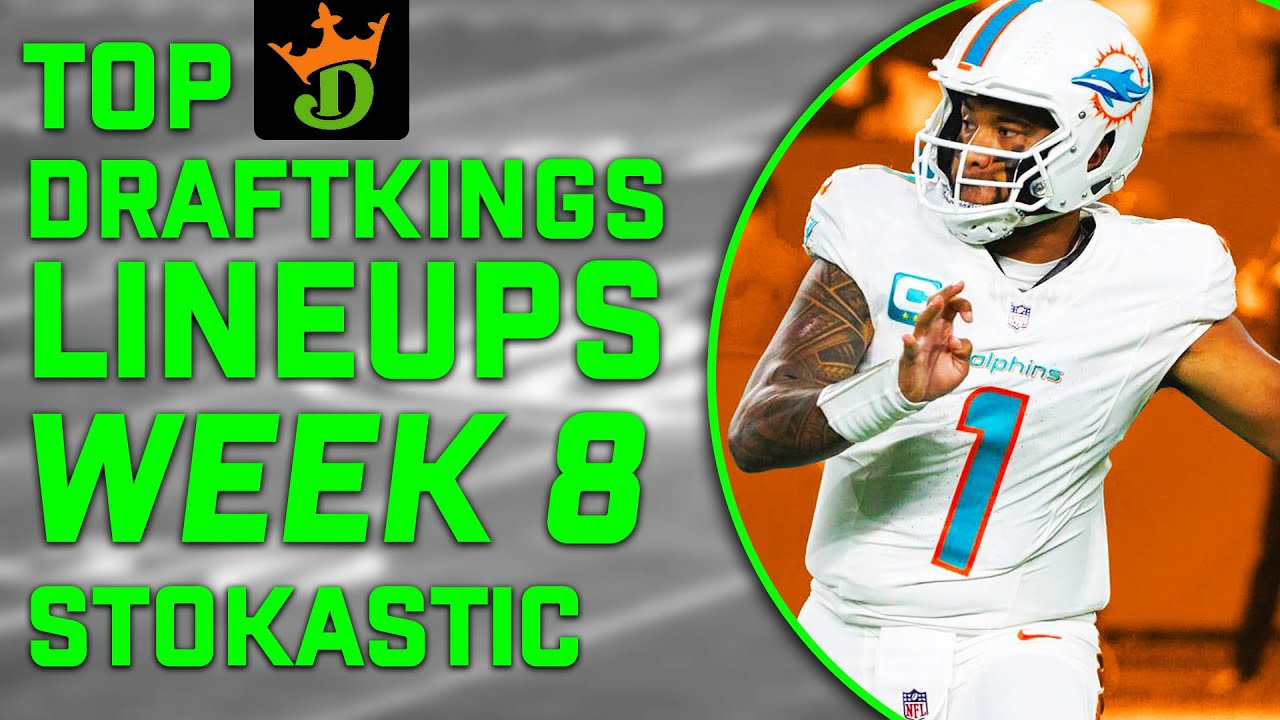 Building a Week 8 DraftKings Lineup w/ Single Lineup Sims | NFL DFS ...