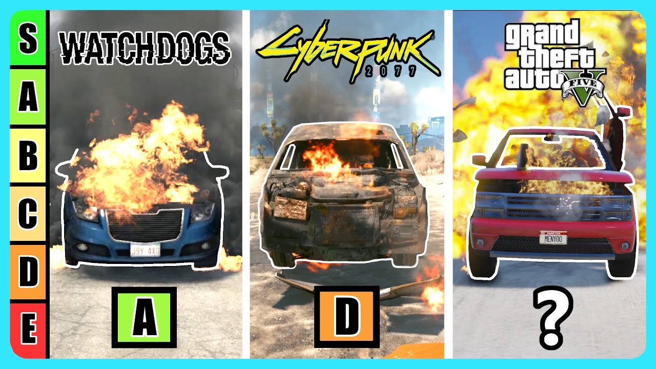 Ranking CAR EXPLOSIONS in 27 Open-World Games! 🏆 - YouTube