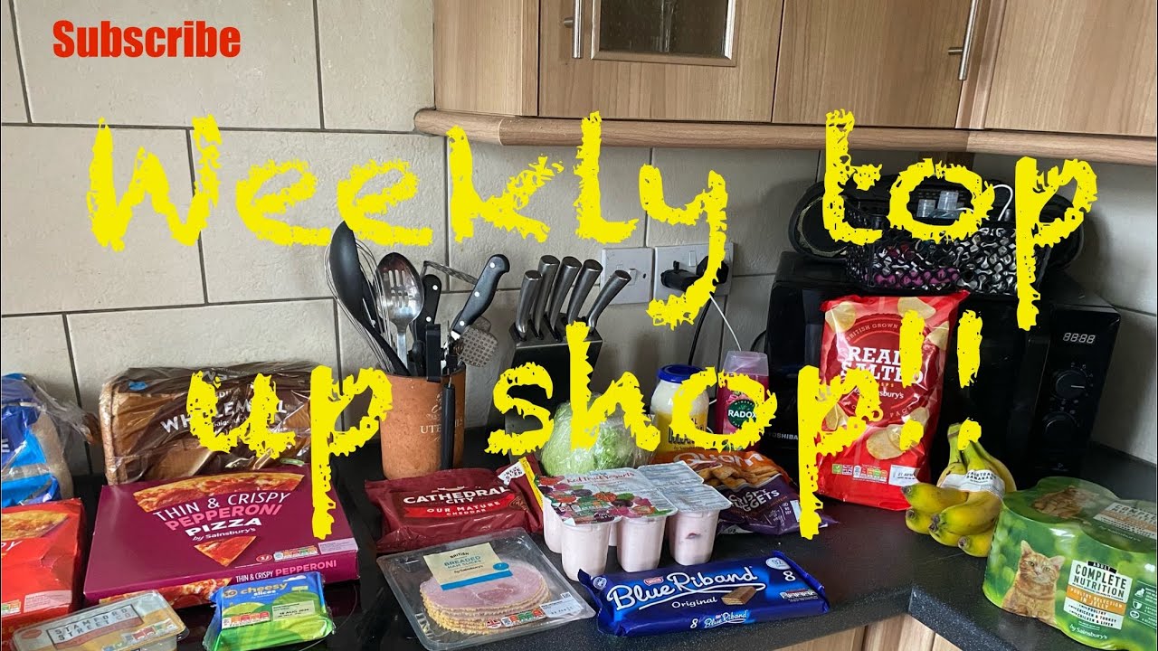 Weekly top up shop || Uber delivery - Sainsbury’s - YouTube