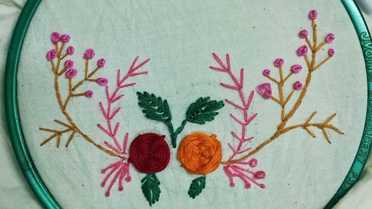 Beautiful hand made Embroidery /Embroidery - YouTube