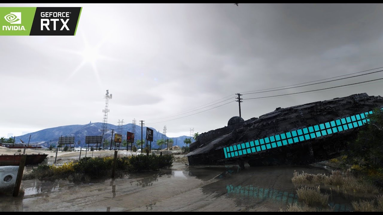 I found the crashed Millennium Falcon in this place in GTA V I after 10 ...