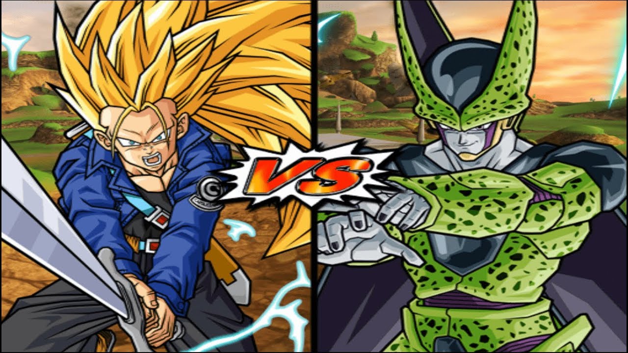WHAT IF I Trunks Super Saiyen 3 Vs Cell Form Perfect I DBZ BT3 MOD ...