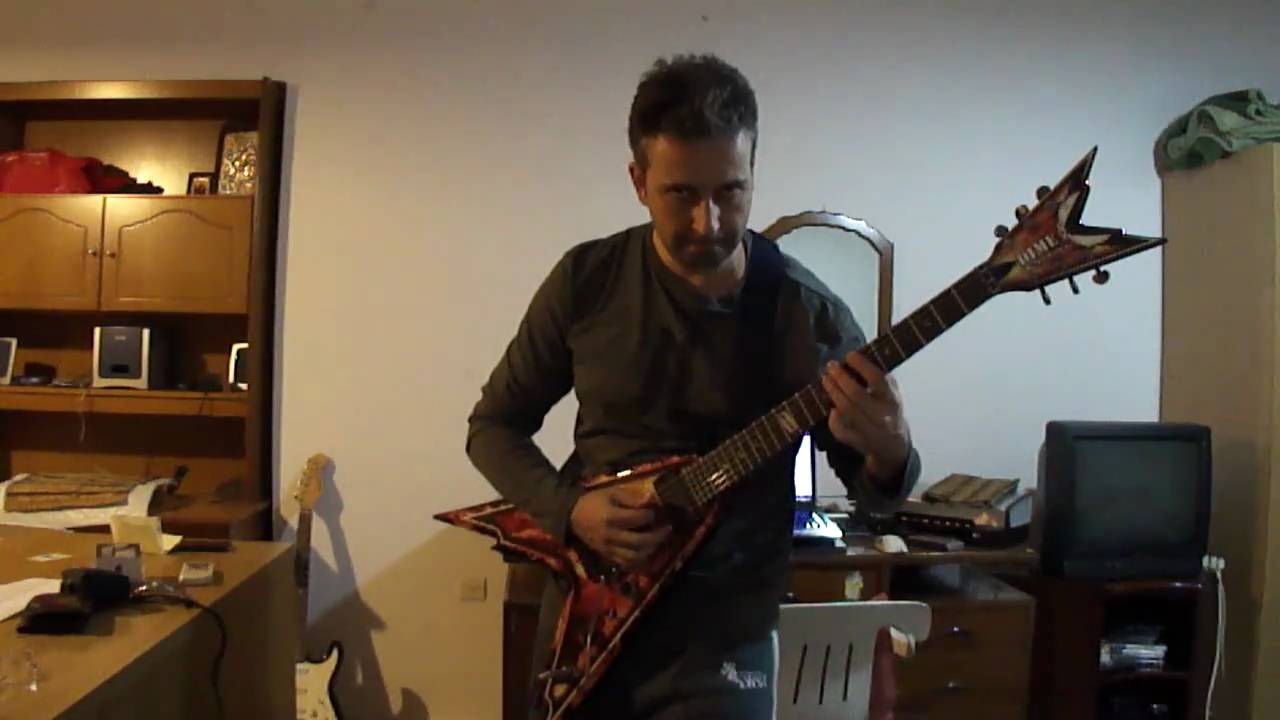 Dean Dimebag Razorback V 255 Explosion Cyanide Intro - YouTube