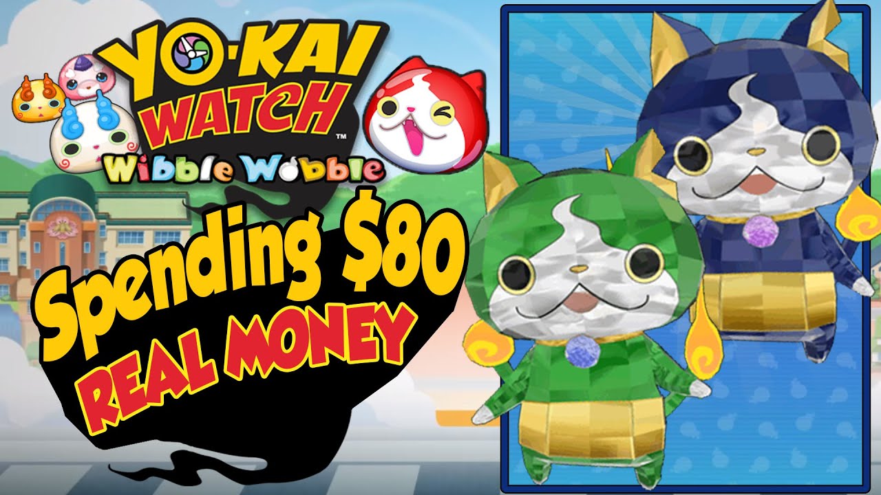 Yo-Kai Watch Wibble Wobble - Rewards For Spending $80 In REAL MONEY ...
