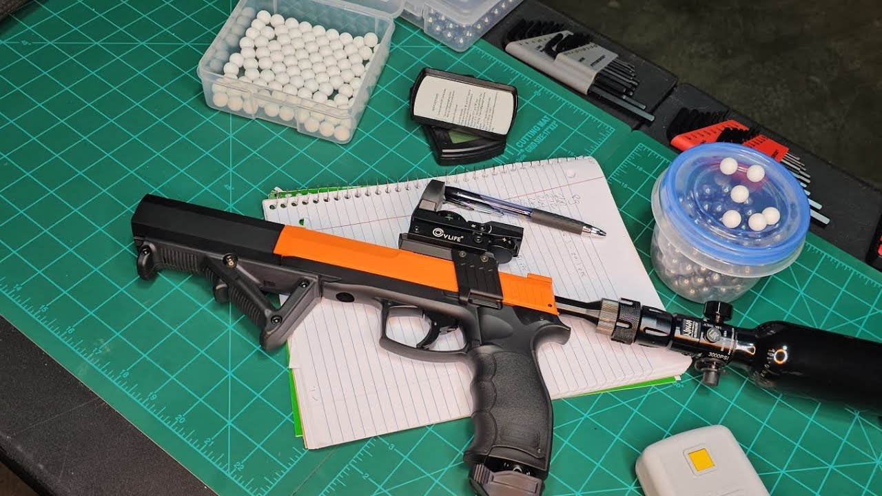 HDP50 & Some 3.5 Gram Steel Core Riot Balls - YouTube