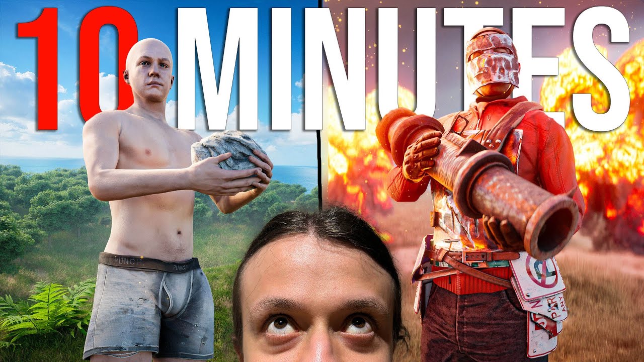 ROCK to RAIDING within 10 Minutes of Vanilla Rust... (ft. Enardo) - YouTube