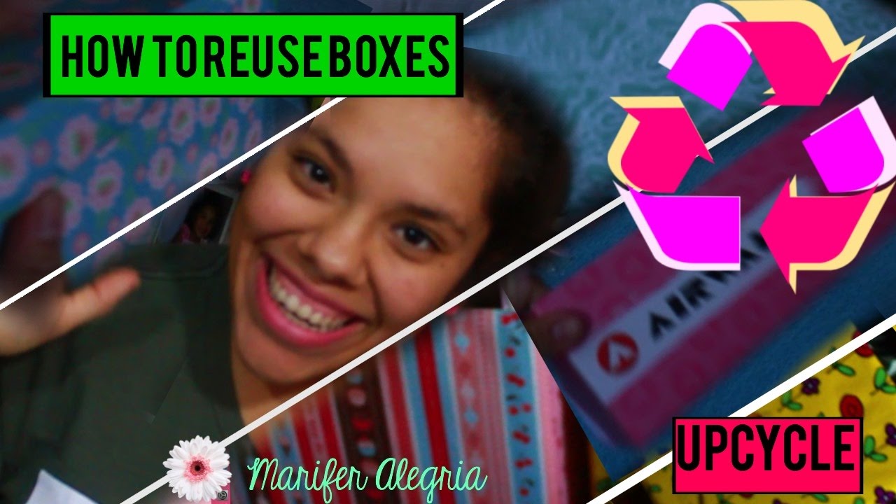 How To Reuse Old Boxes - YouTube
