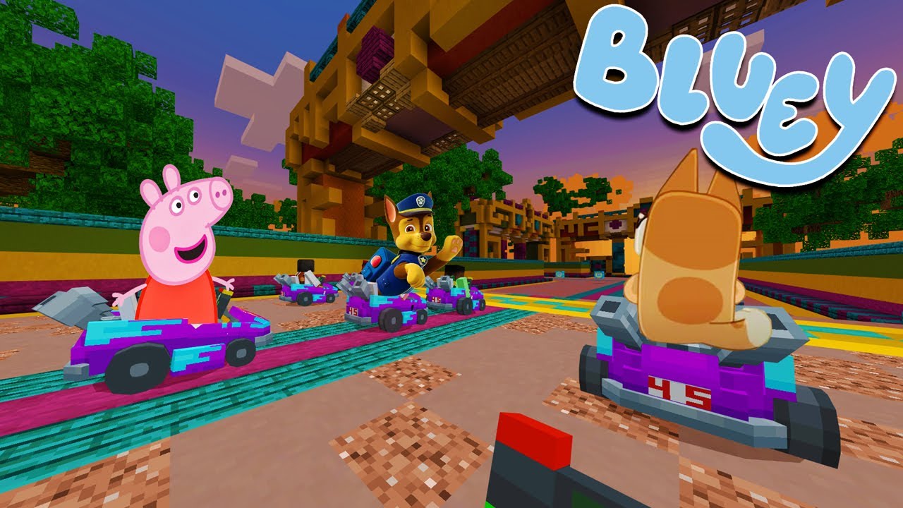 HORA de JUGAR en el FIN de SEMANA | Las Aventuras de BLUEY en Minecraft ...