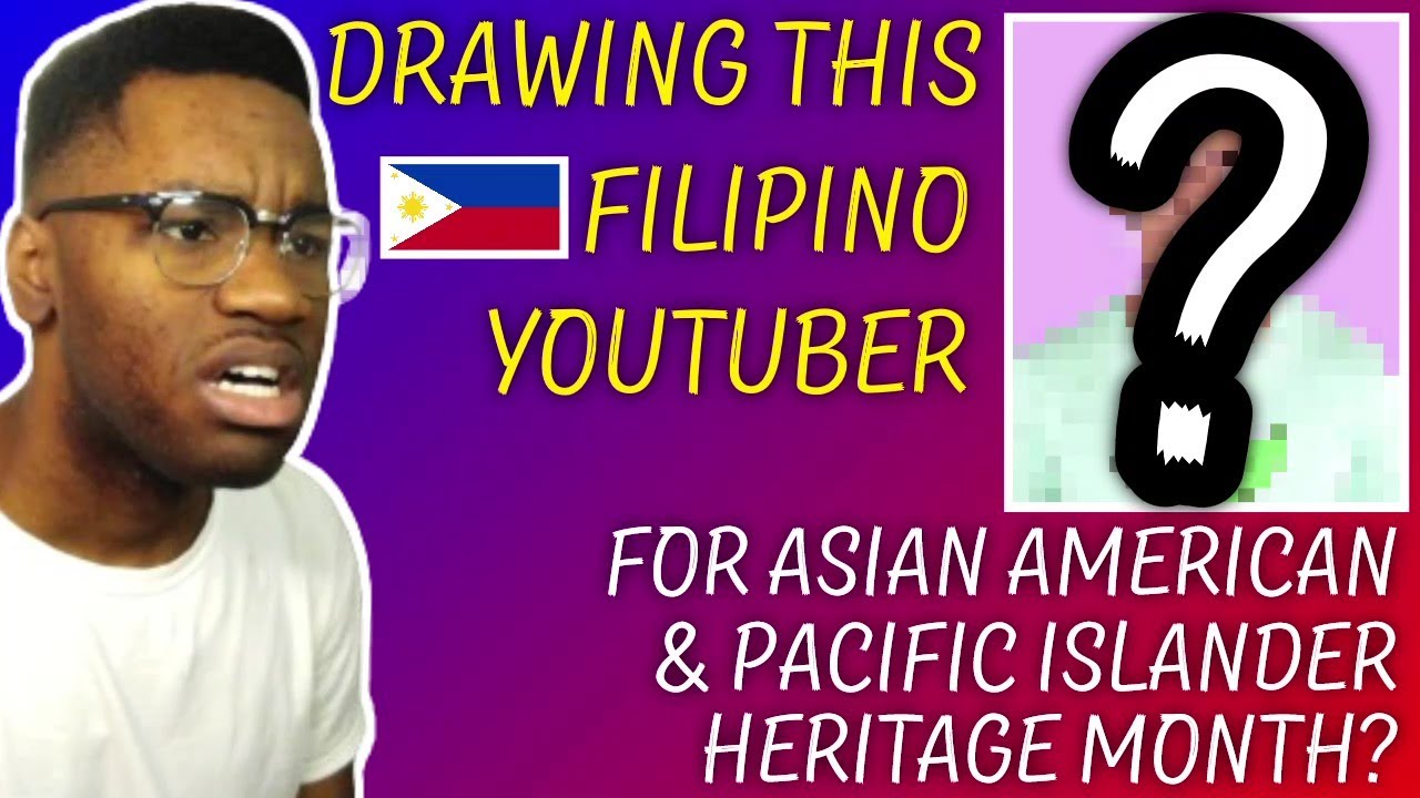 DRAWING THIS YouTuber for AAPI Heritage Month (1st PART) - YouTube