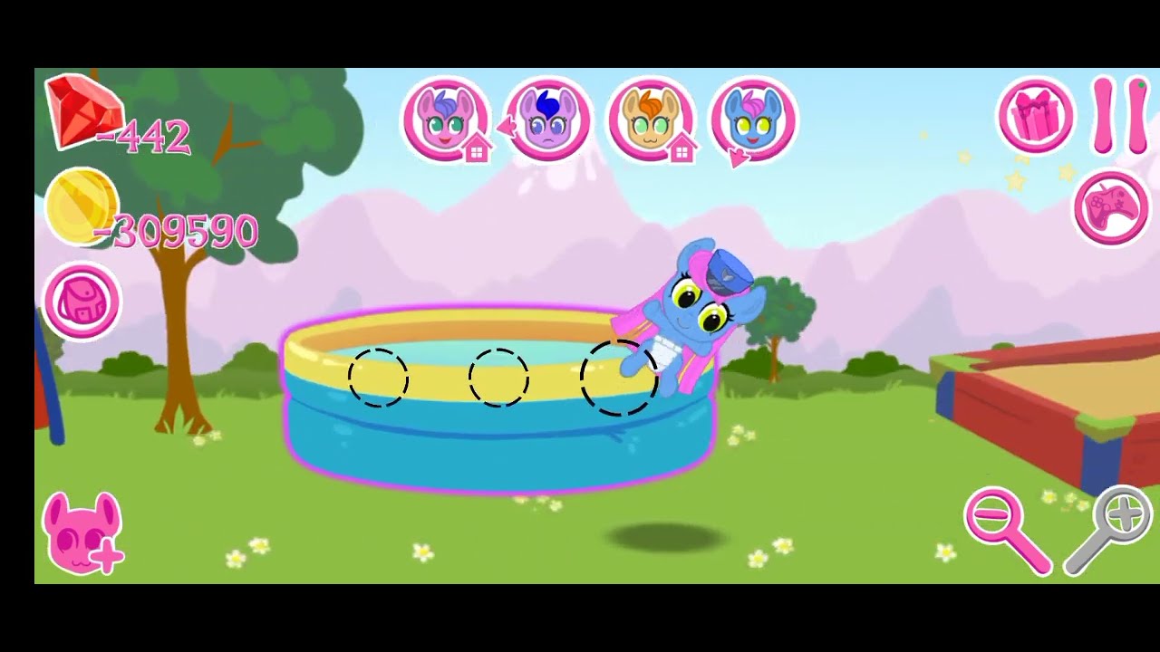My Pocket pony Glitch invisible Pony - YouTube
