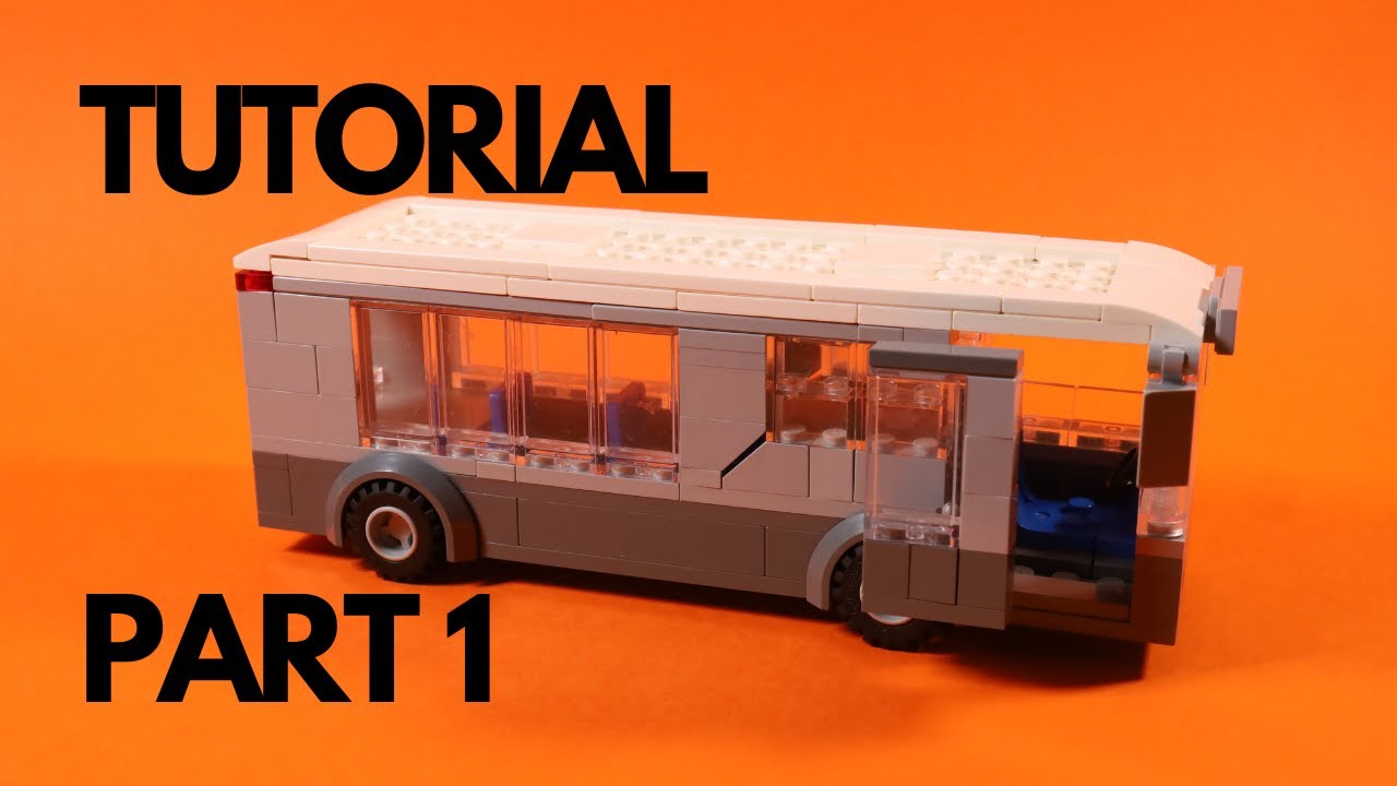 How to Build a Bus part 1 MOC #lego #buildingblocks #howto #minifigures ...