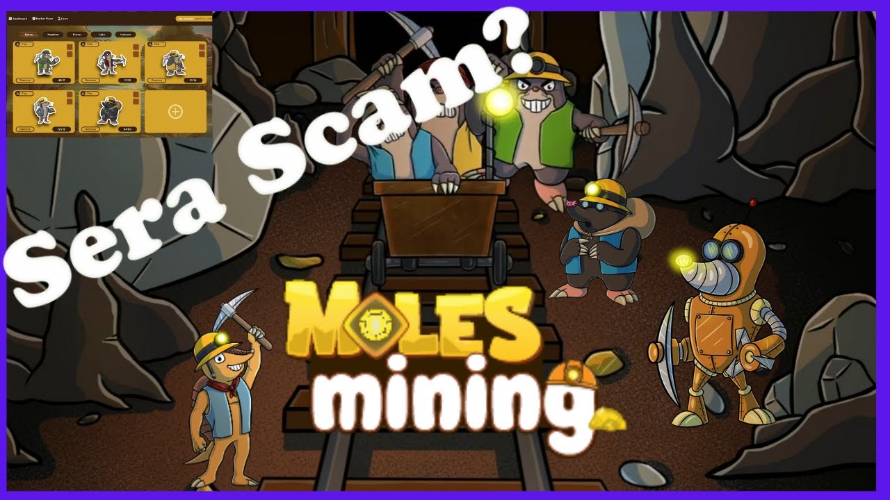 Nuevo Juego NFT SERA SCAM? 😮 MOLES MINING - YouTube