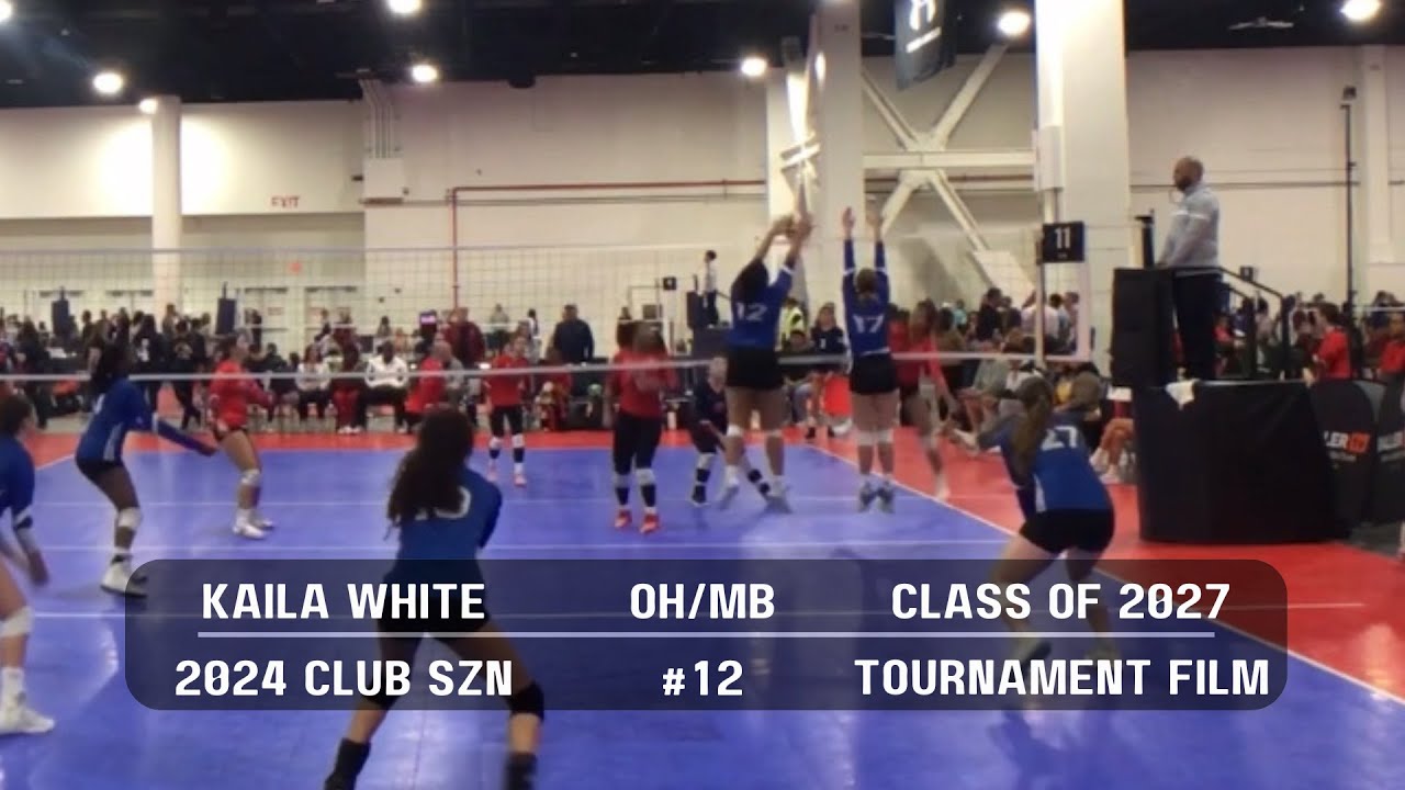 Kaila White #12 Volleyball Spring Bash Highlights 2027 - YouTube