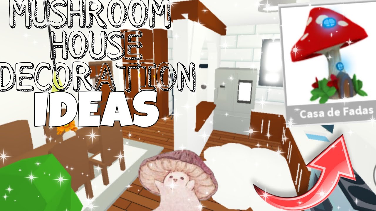 🌸🍄DECORAÇÃO DA MUSHROOM HOUSE🌸 (Roblox Adopt me) - YouTube