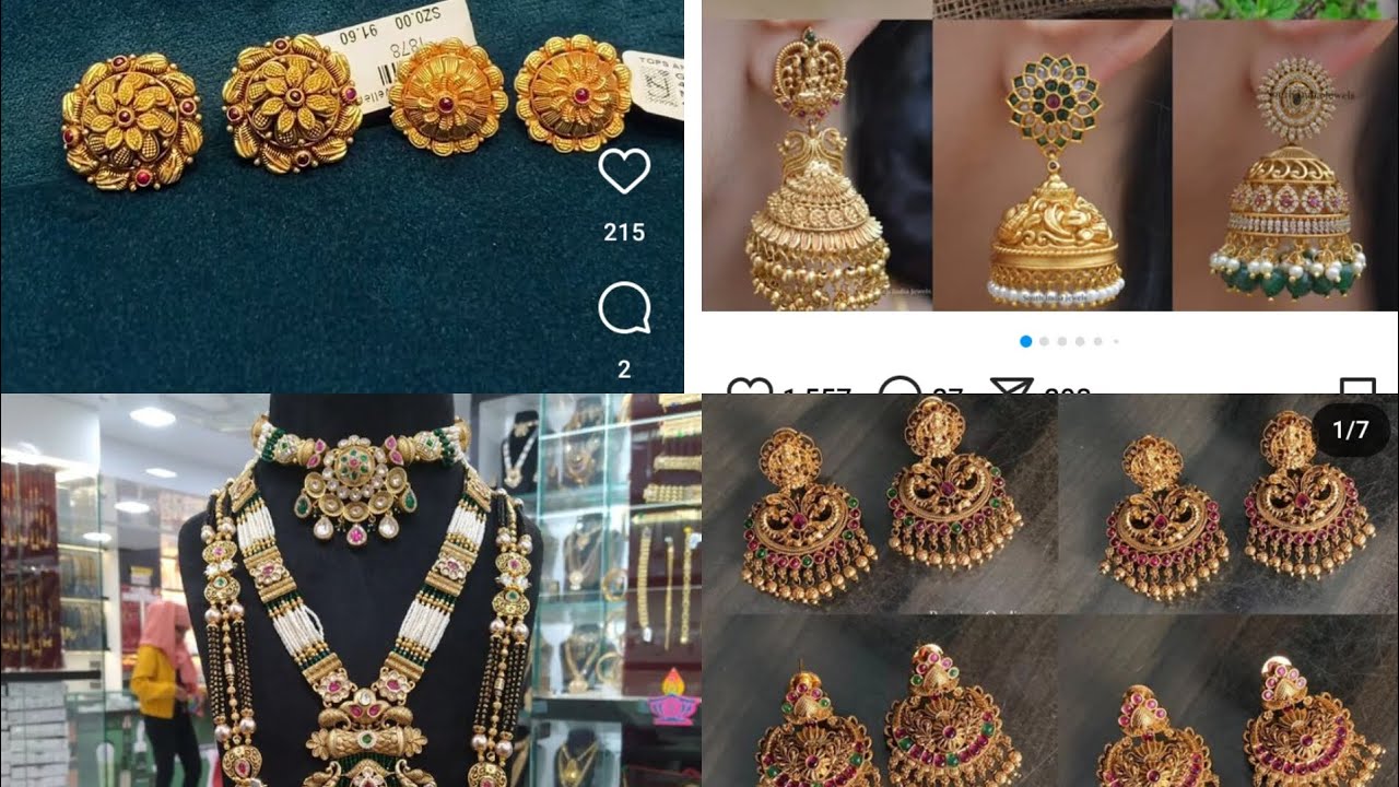 gold new earing ghathan chokar trending designs #shortvideo #love # ...