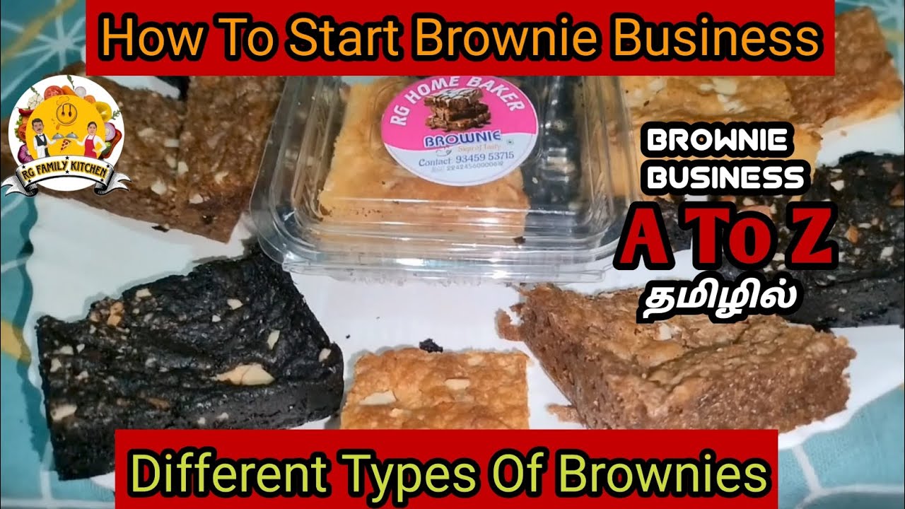 Brownie Business From Home|RGFK500|Different types of Brownies|How to ...