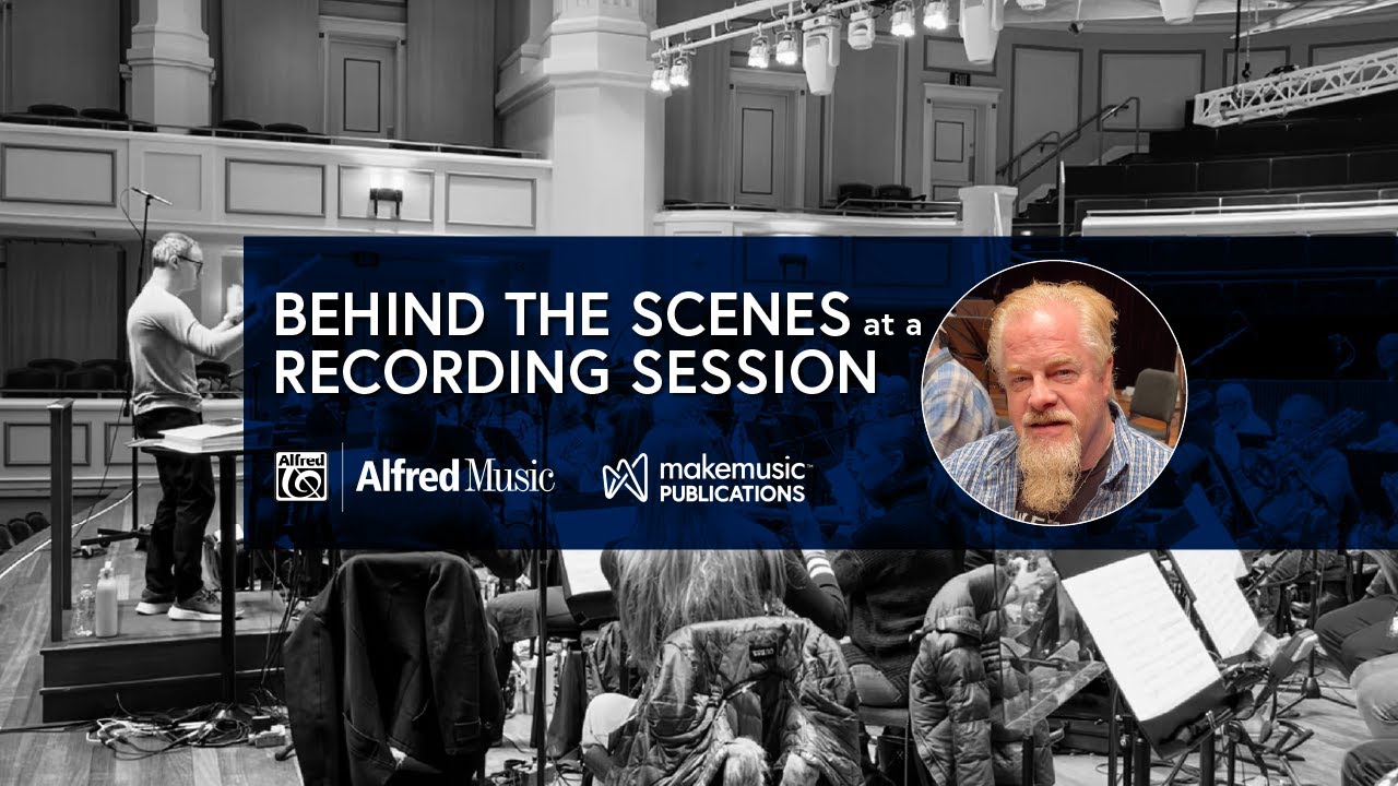 Behind the Scenes of a MakeMusic Publications Recording Session - Mark Ortwein - Khutulun - YouTube
