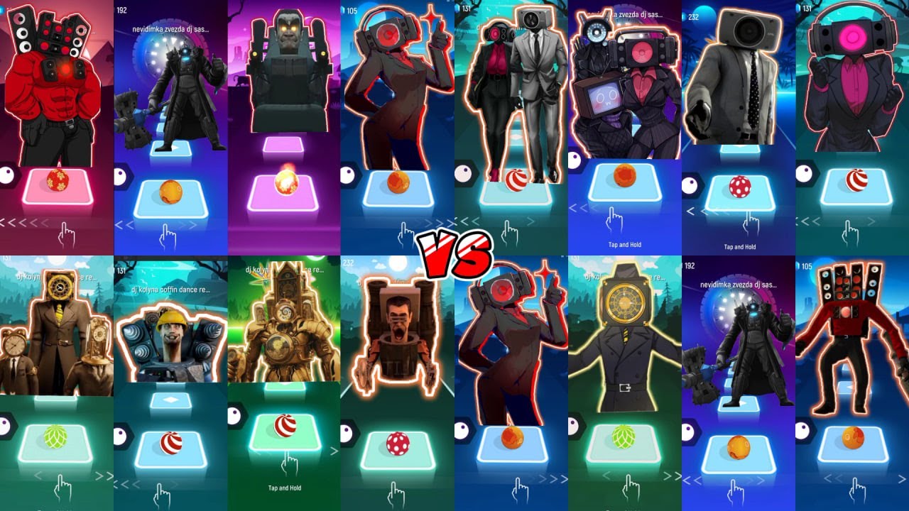 Mega Coffin dance - CameraMan vs camera women vs skibidi multiverse ...