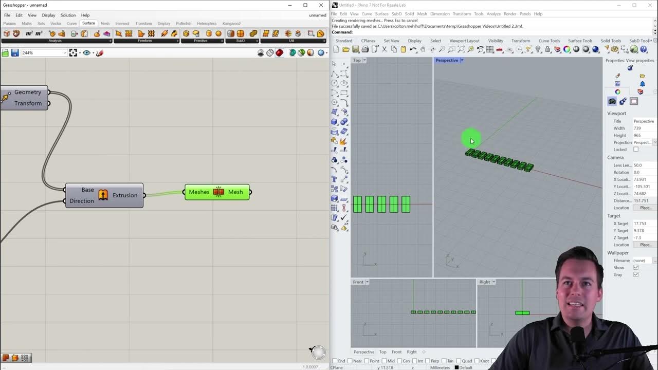 Grasshopper Crash Course Video 03 - YouTube